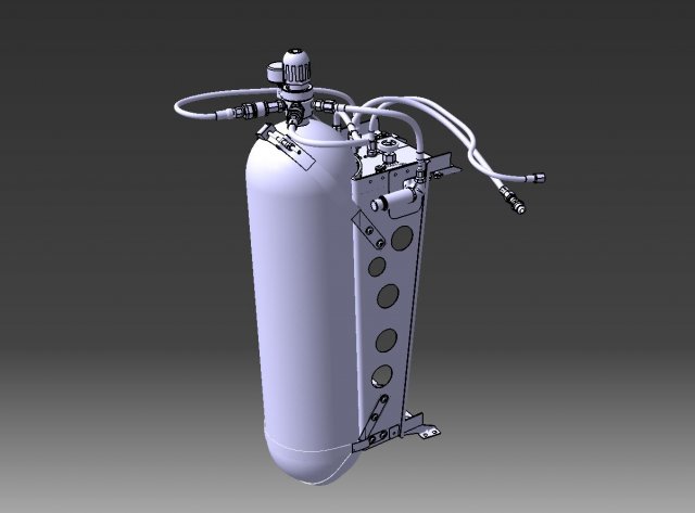 CREW OXYGEN SYSTEM 3D Model in Parts 3DExport