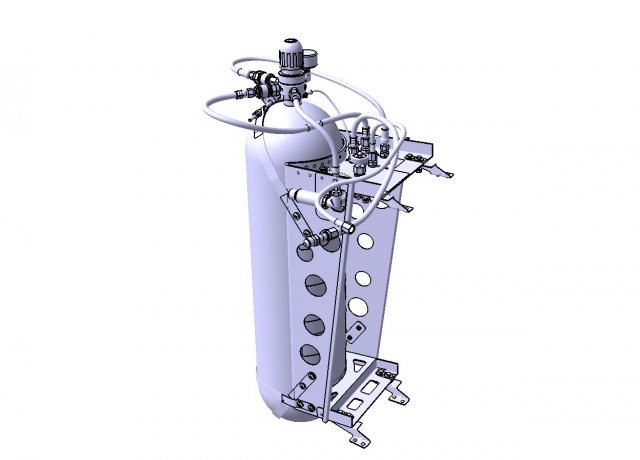 CREW OXYGEN SYSTEM 3D Model in Parts 3DExport
