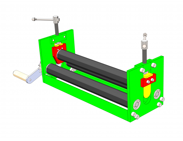 Drawings for the manufacture of Manual Rolling Machines 3D Model in ...