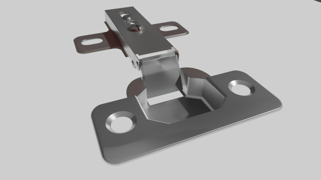 Door hinge 3D Model in Kitchen 3DExport