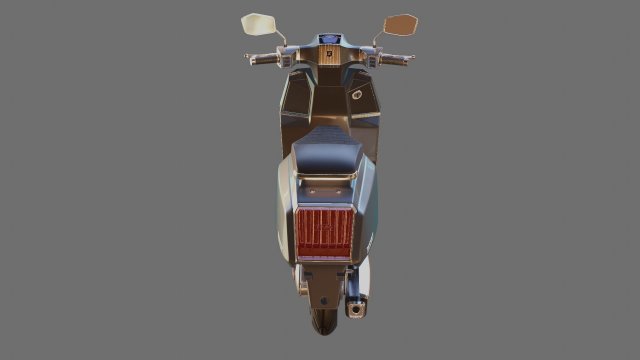 Lambretta X300 3D Model in Motorcycle 3DExport