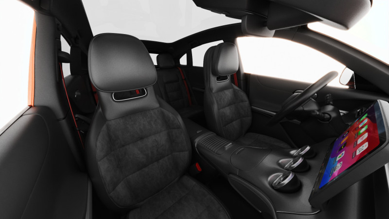 Smart 3 Brabus 2024 with interior Modelo 3D in VUD 3DExport