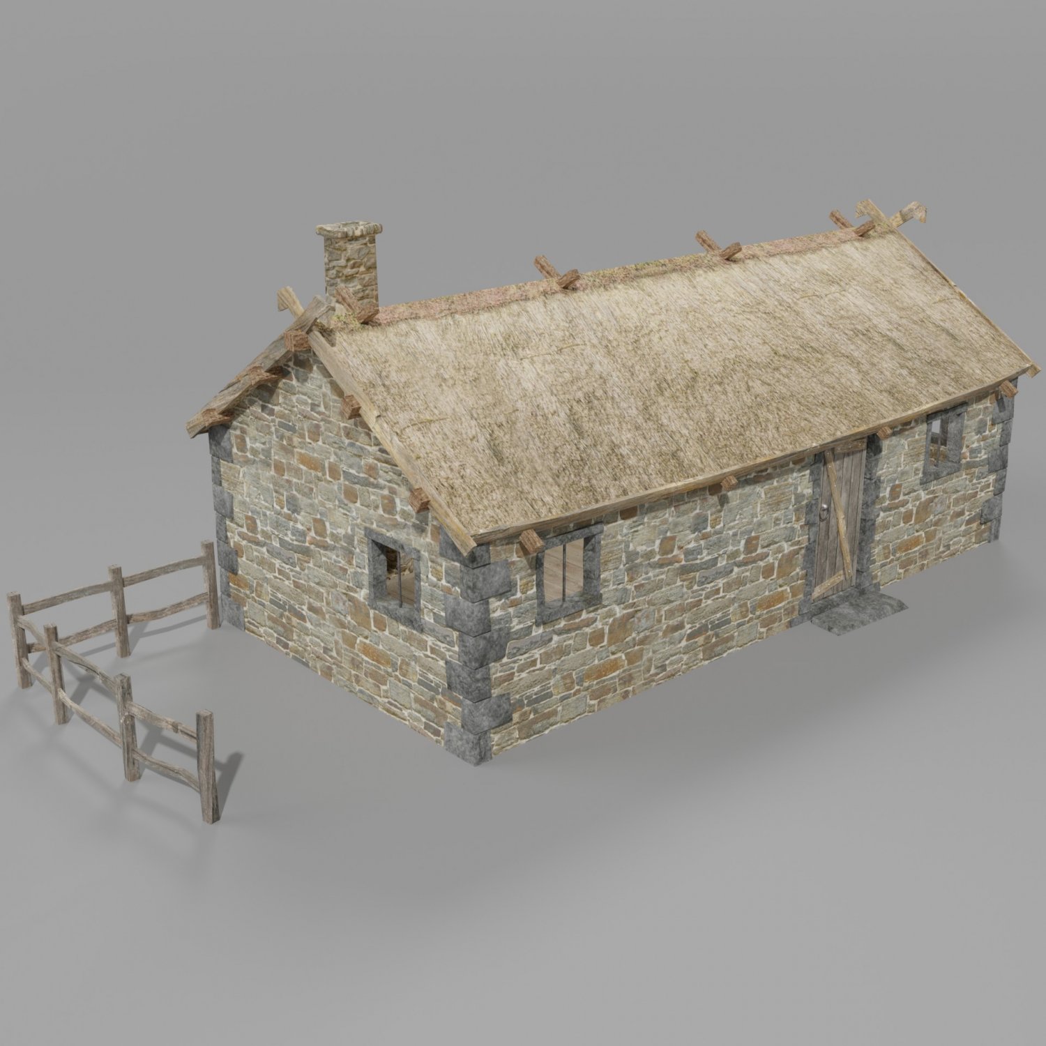 Medieval Village Set 3D Model in Buildings 3DExport