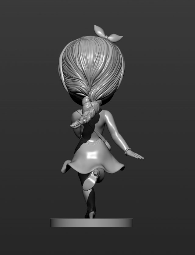 Anime Girl 3d Print Model 3d Print Model In Sculpture 3dexport