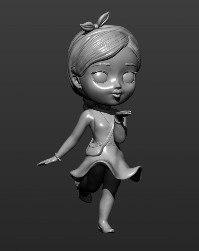 Anime Girl 3d Print Model 3d Print Model In Sculpture 3dexport