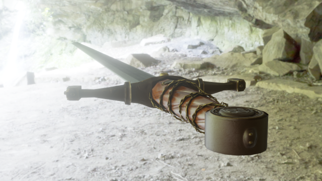 longsword medieval type xvia - low poly model 3D Model in Melee 3DExport