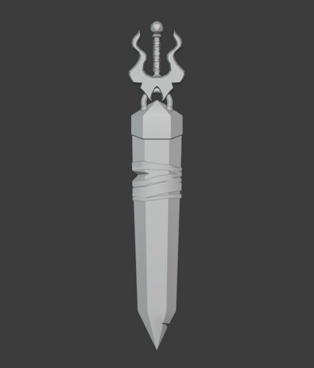 crystal greatsword 3D Model in Kavga 3DExport