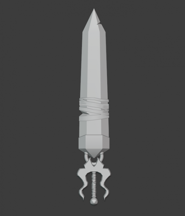 crystal greatsword 3D Model in Kavga 3DExport