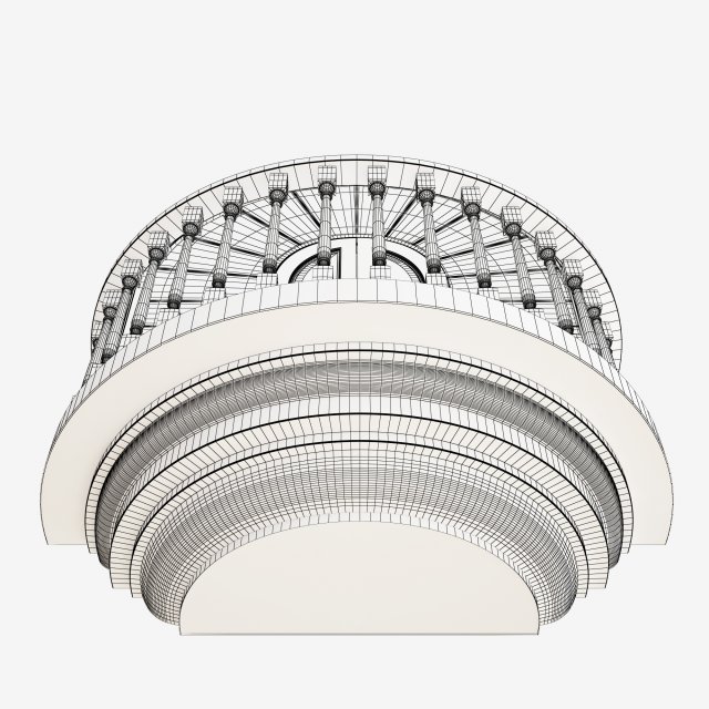 balcony 3D Model in Door 3DExport