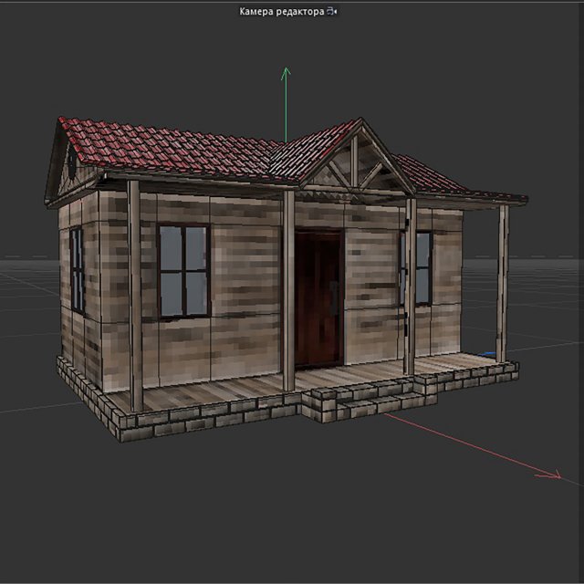 Ranch house 3D Model in Buildings 3DExport