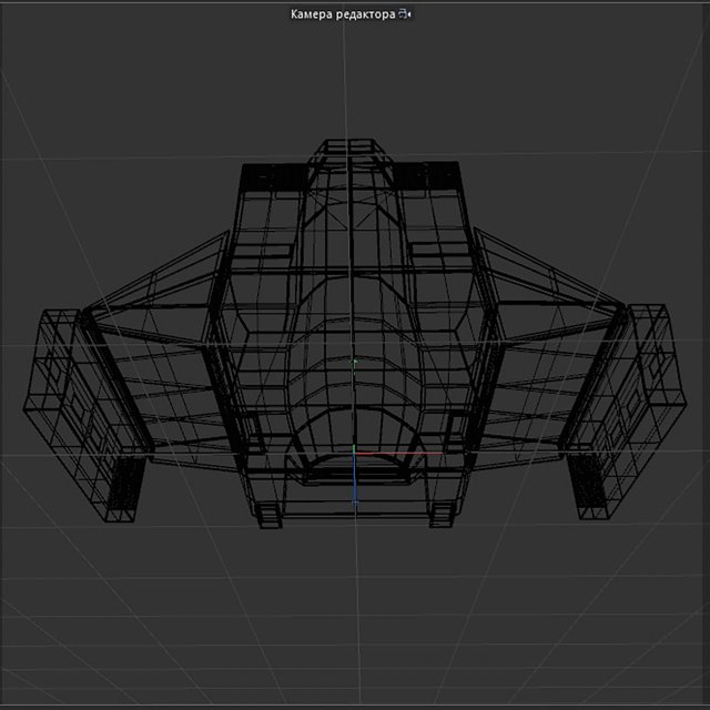 Space cargo ship 3D Model in Fantasy Spacecraft 3DExport
