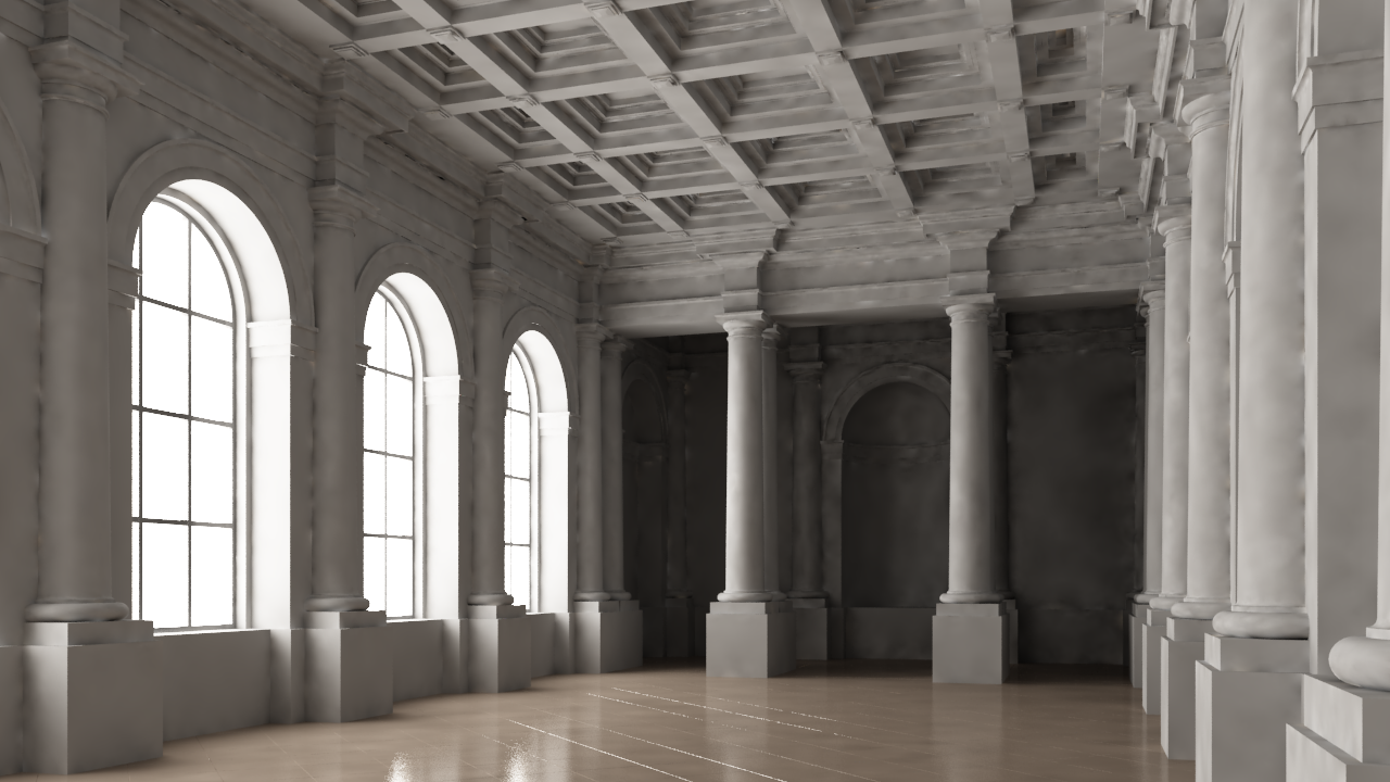 hall 3D Models in Hall 3DExport