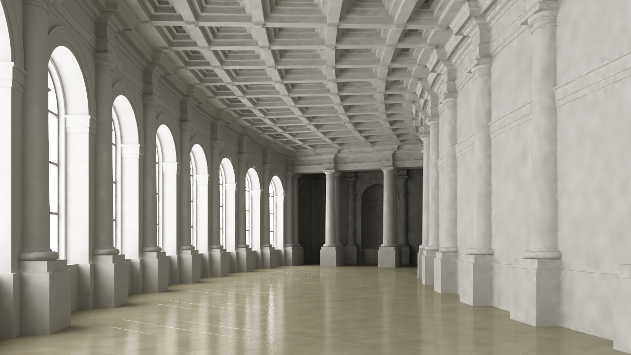 hall 3D Models in Hall 3DExport