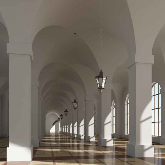 hall 3D Models in Hall 3DExport