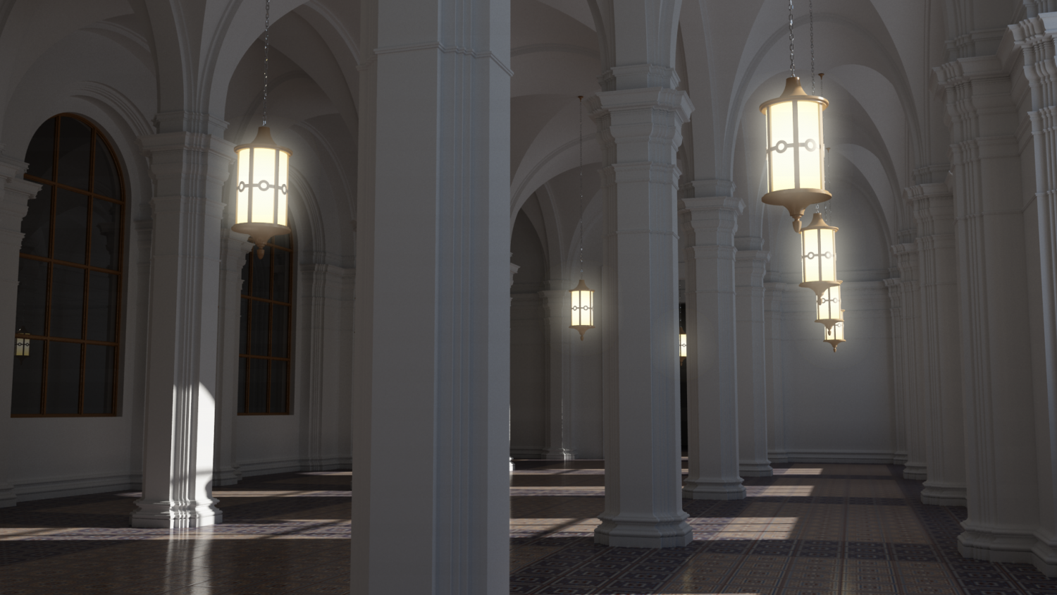 hall 3D Models in Hall 3DExport