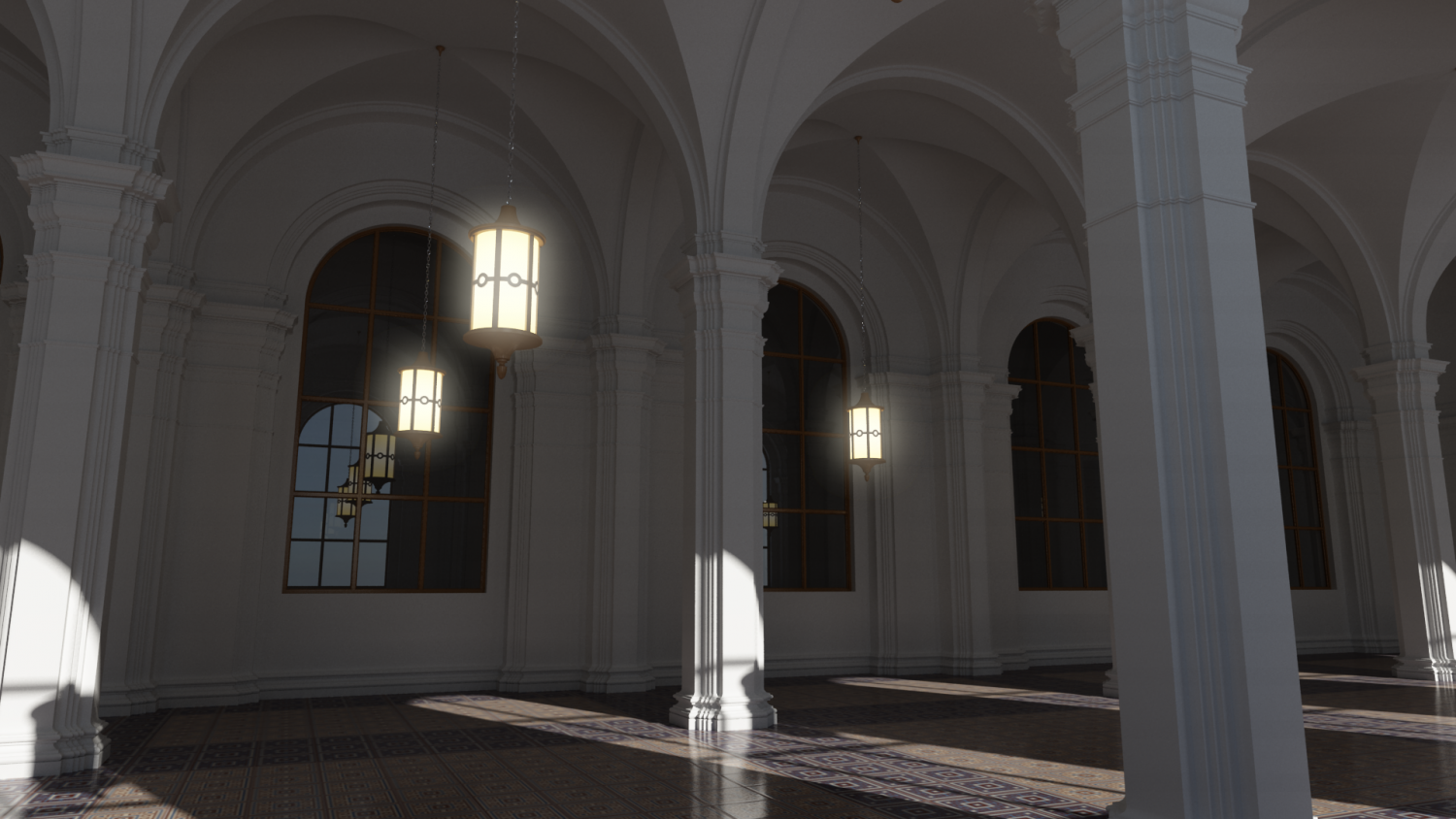 hall 3D Models in Hall 3DExport