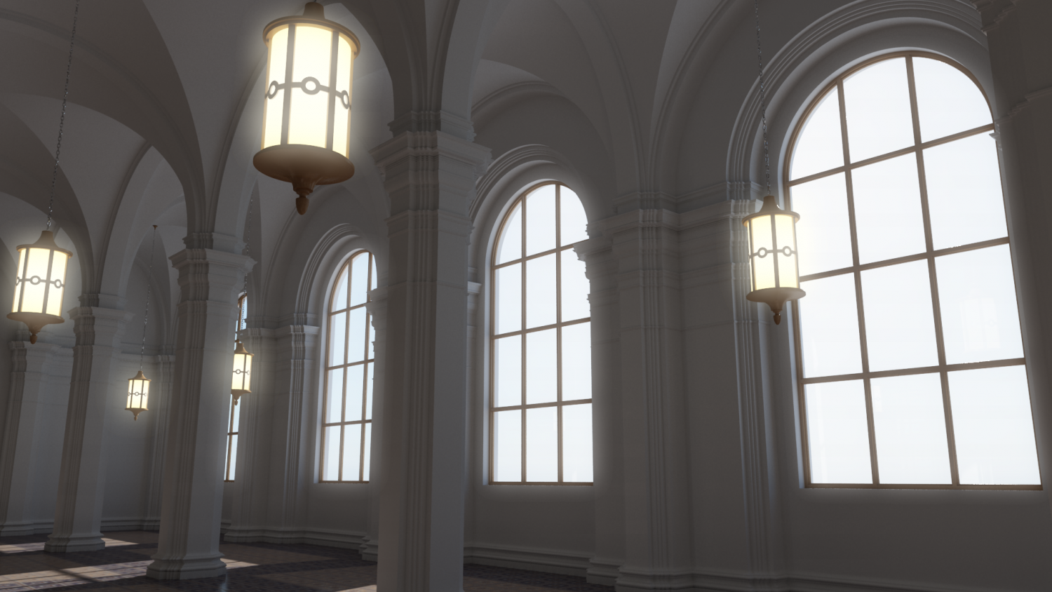 hall 3D Models in Hall 3DExport