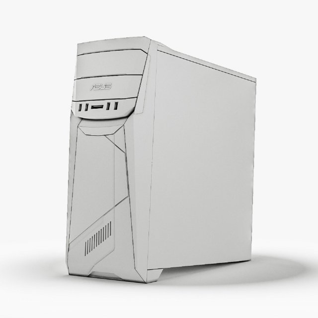 asus rog g11cb system unit desktop computer 3D Model in Computer 3DExport