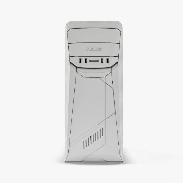 asus rog g11cb system unit desktop computer 3D Model in Computer 3DExport