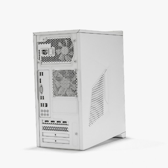 asus rog g11cb system unit desktop computer 3D Model in Computer 3DExport