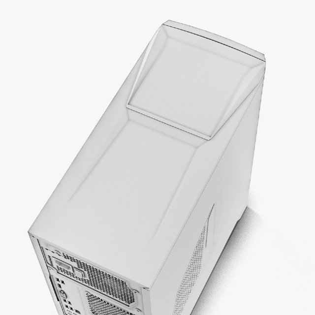 asus rog g11cb system unit desktop computer 3D Model in Computer 3DExport