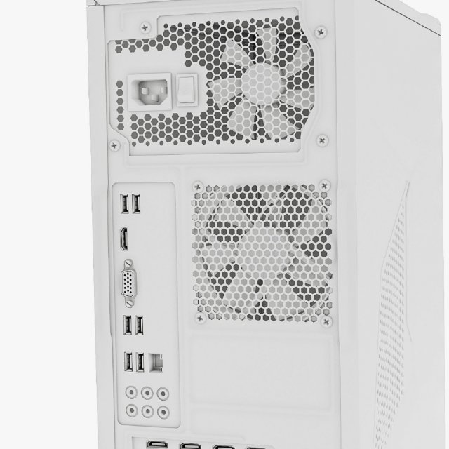 asus rog g11cb system unit desktop computer 3D Model in Computer 3DExport