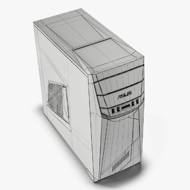 asus rog g11cb system unit desktop computer 3D Model in Computer 3DExport