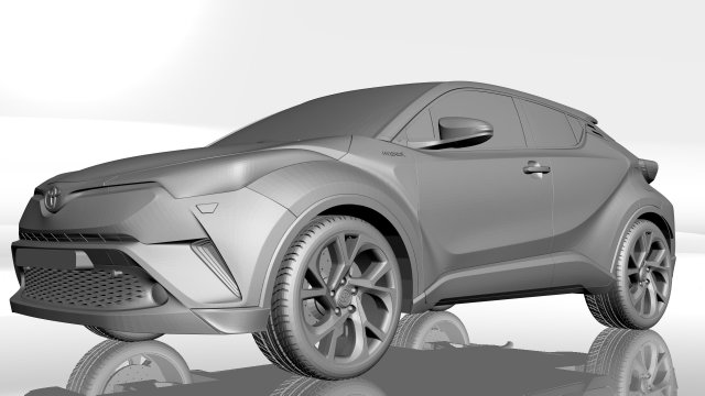 toyota c-hr 2017 3d model for 3d printing stl files Modelo de impresión ...