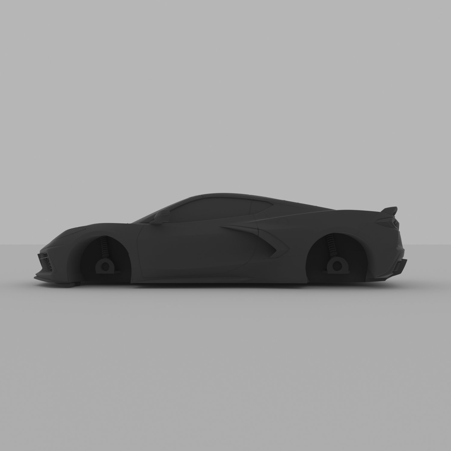 chevrolet corvette c8 2020 for 3d printing stl file Modelo de Impressão ...