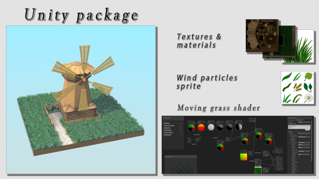 low-poly windmill 3D Model in Buildings 3DExport