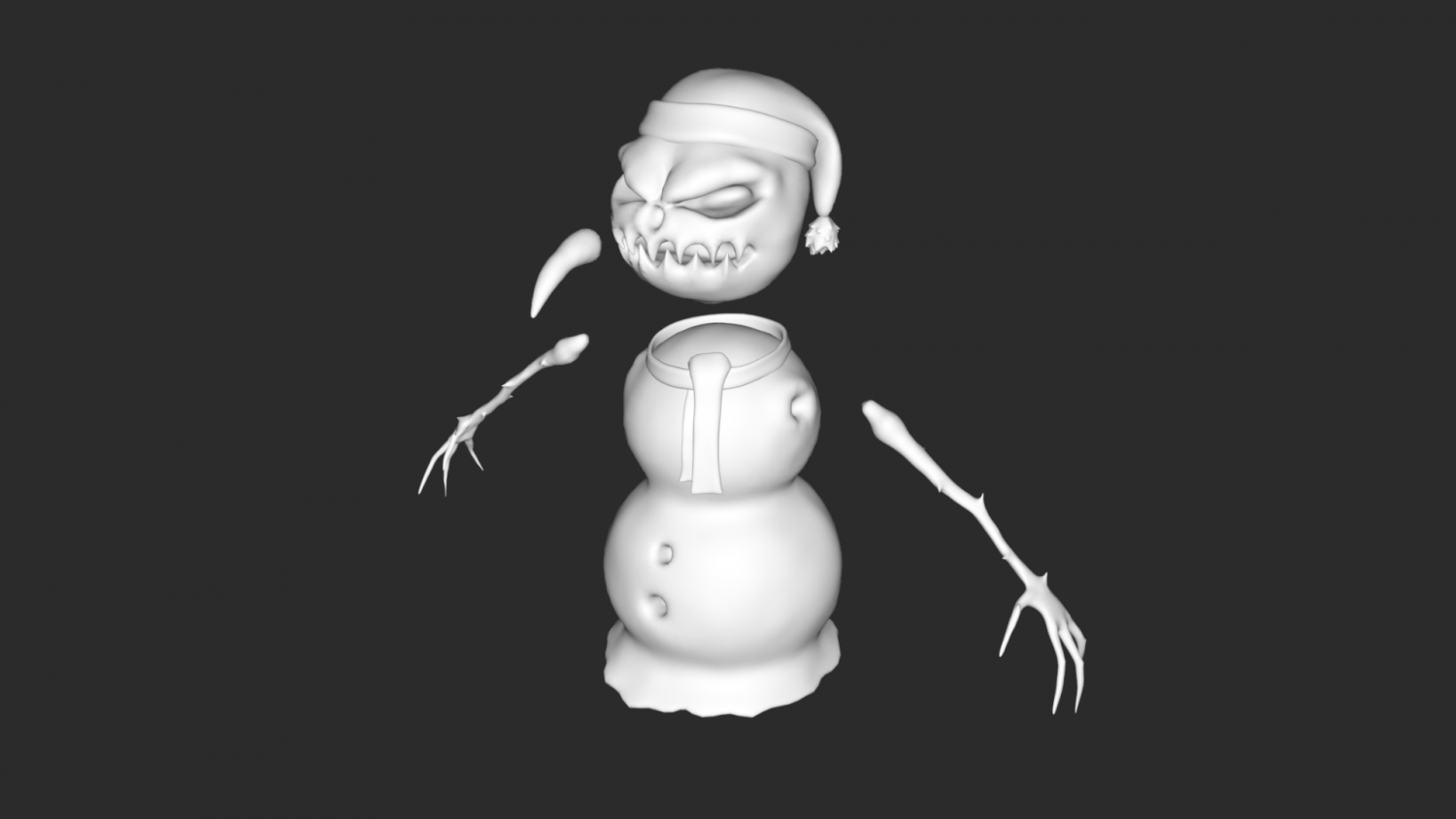 Evil Snowman Png