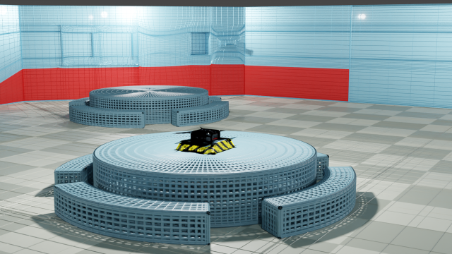 among us cafeteria scenario low-poly 3D Model in Dining Room 3DExport