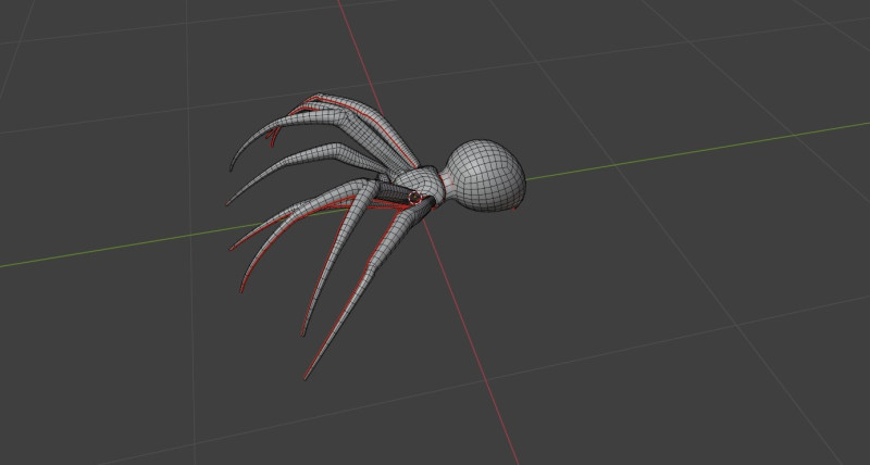 Spooky Spider Plug Sextoy lowpoly 3D Model in Other 3DExport