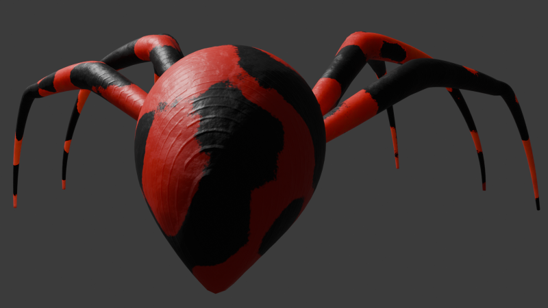 Spooky Spider Plug Sextoy lowpoly 3D Model in Other 3DExport