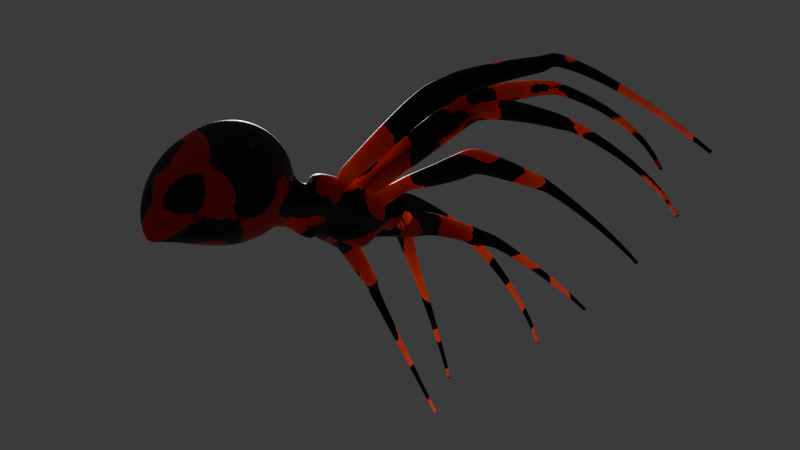 Spooky Spider Plug Sextoy lowpoly 3D Model in Other 3DExport