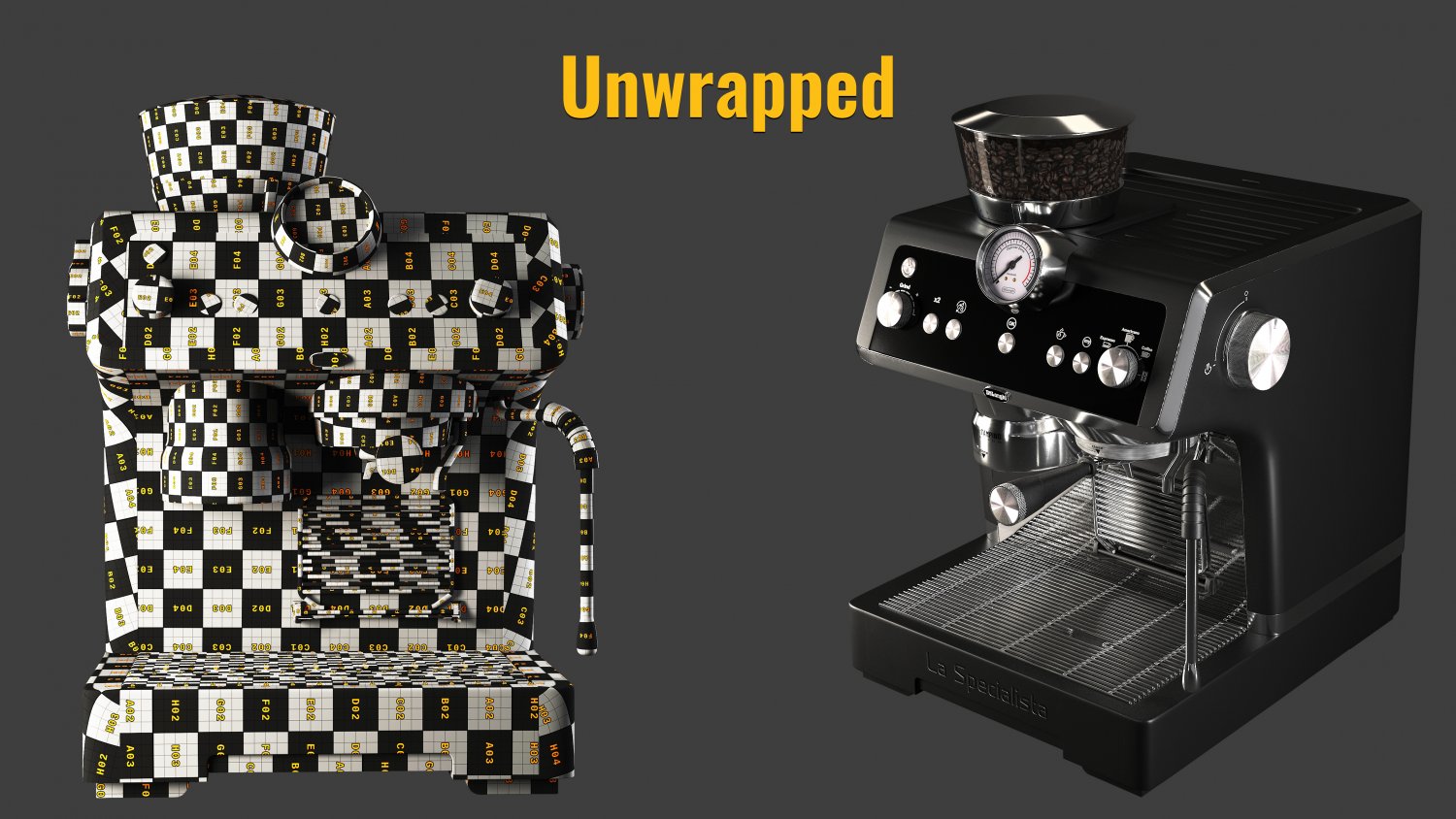 La Specialista Espresso Machine 4k PBR textures Modèle 3D in Cuisine ...