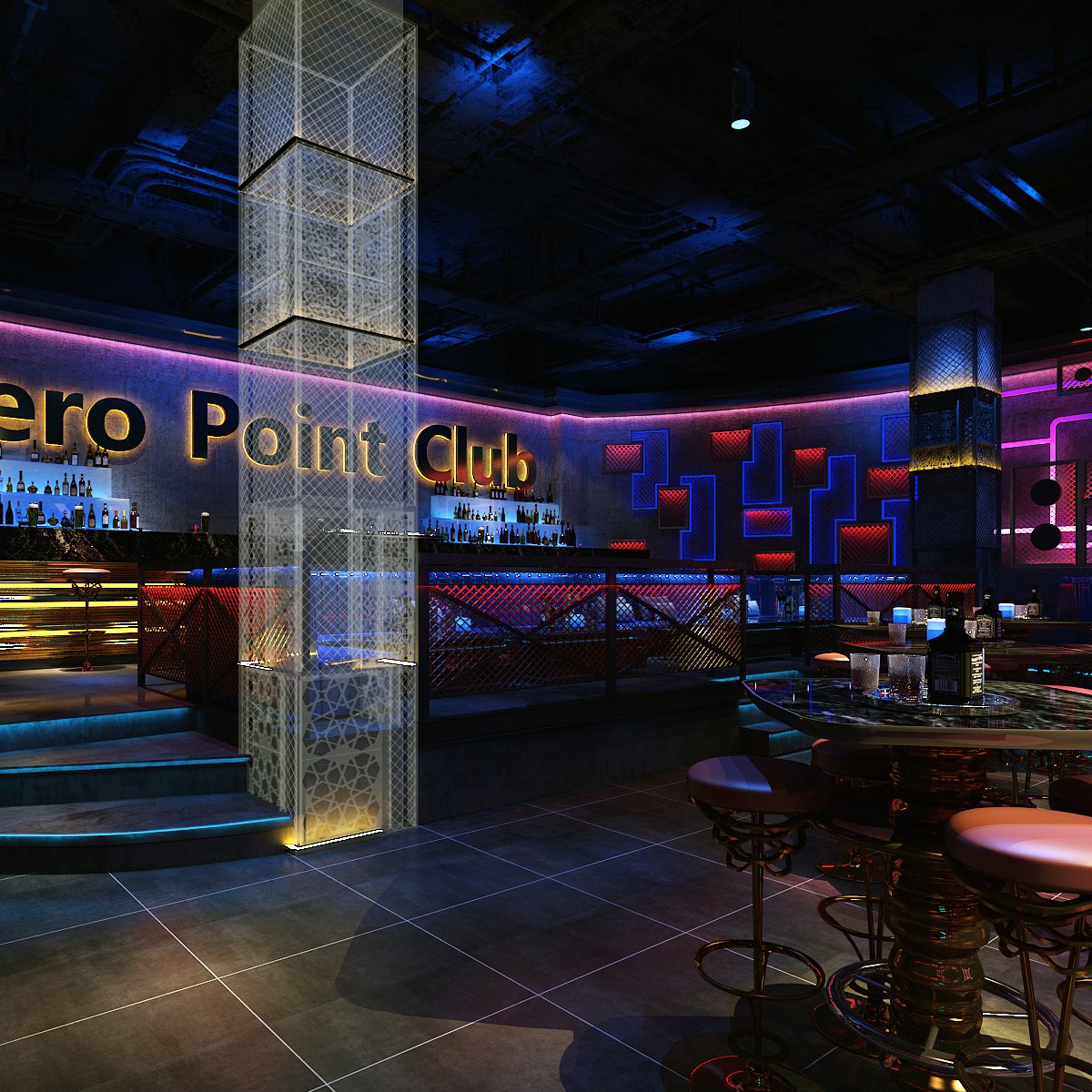 Nightclub 3D Model in Bar 3DExport