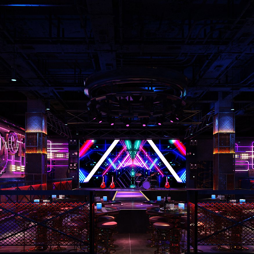 Nightclub 3D Model in Bar 3DExport