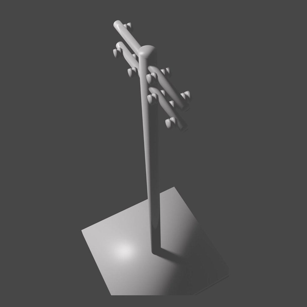 telegraph poles 3D Print Models in Other 3DExport