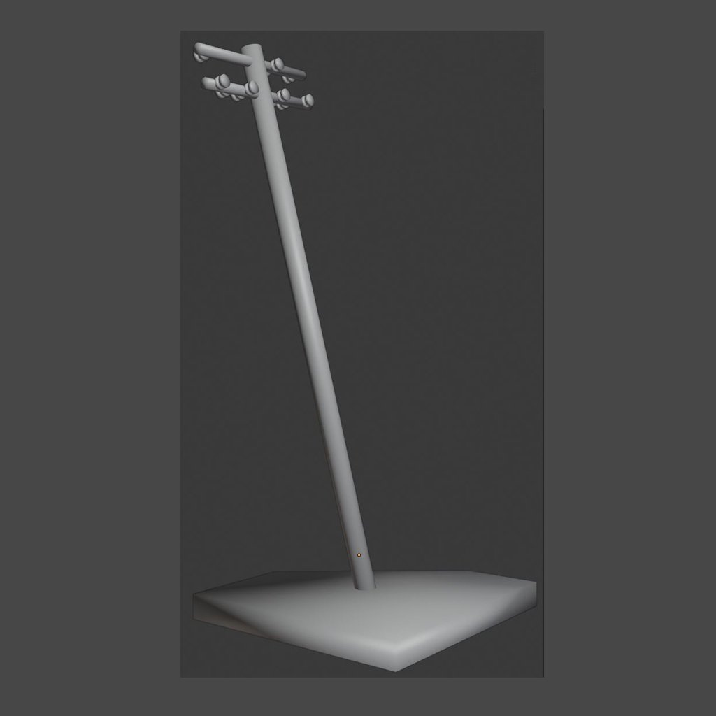 telegraph poles 3D Print Models in Other 3DExport