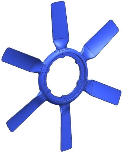 Fan Blade 3D Models in Parts 3DExport