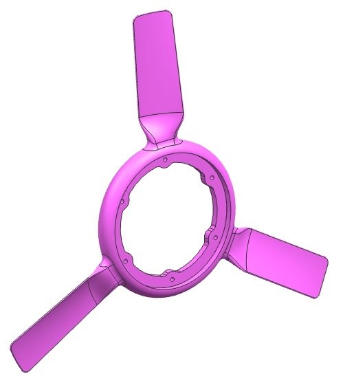 Fan Blade 3D Models in Parts 3DExport