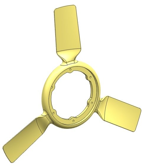 Fan Blade 3D Models in Parts 3DExport
