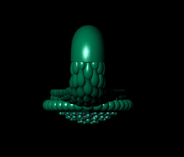 pear snake textured pendant 3D Print Model in Pendants 3DExport