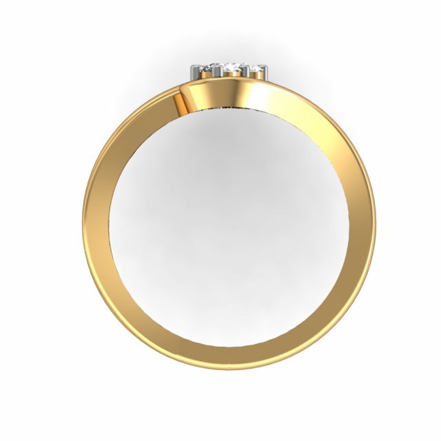 light weight ladies ring 019 3D Print Model in Rings 3DExport