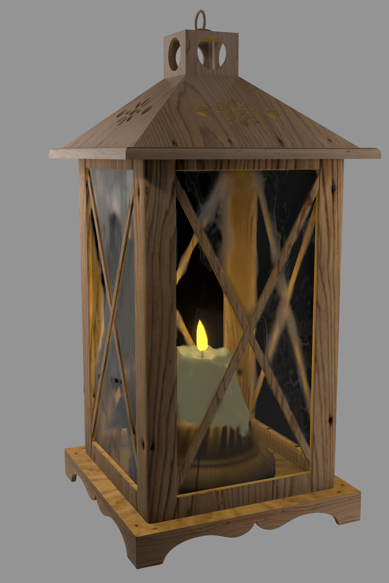 wooden latern 3D Models in Handheld 3DExport