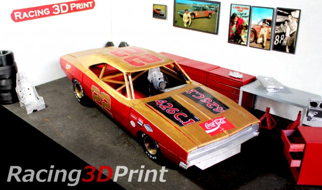 dodge charger nascar 3d printing stl 3D Print Model in Vehicle 3DExport