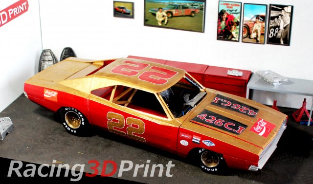 dodge charger nascar 3d printing stl 3D Print Model in Vehicle 3DExport