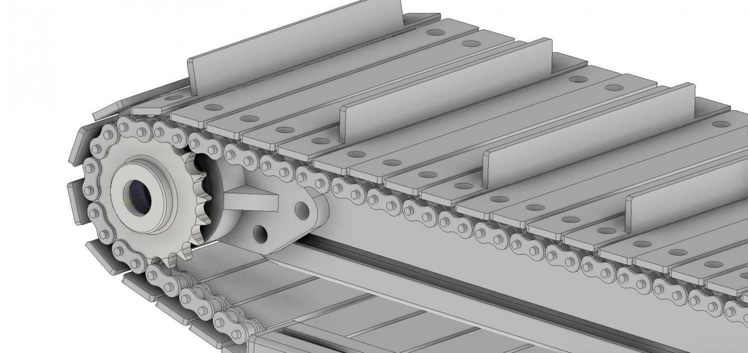 Step conveyor 3D Model in Machines 3DExport