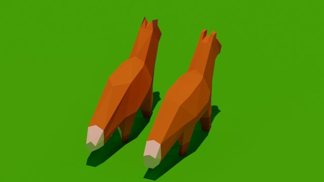 fox low poly 3D Model in Other 3DExport